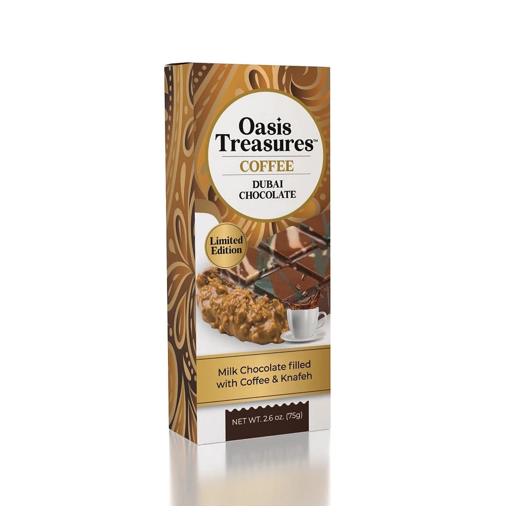 Oasis Treasures Dubai Chocolate Bar Limited Edition Coffee by Oasis ...