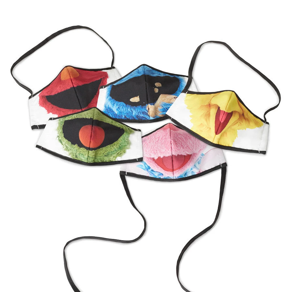 Brighton Collectibles Sesame Street All Characters Adult Face Mask (5 ...