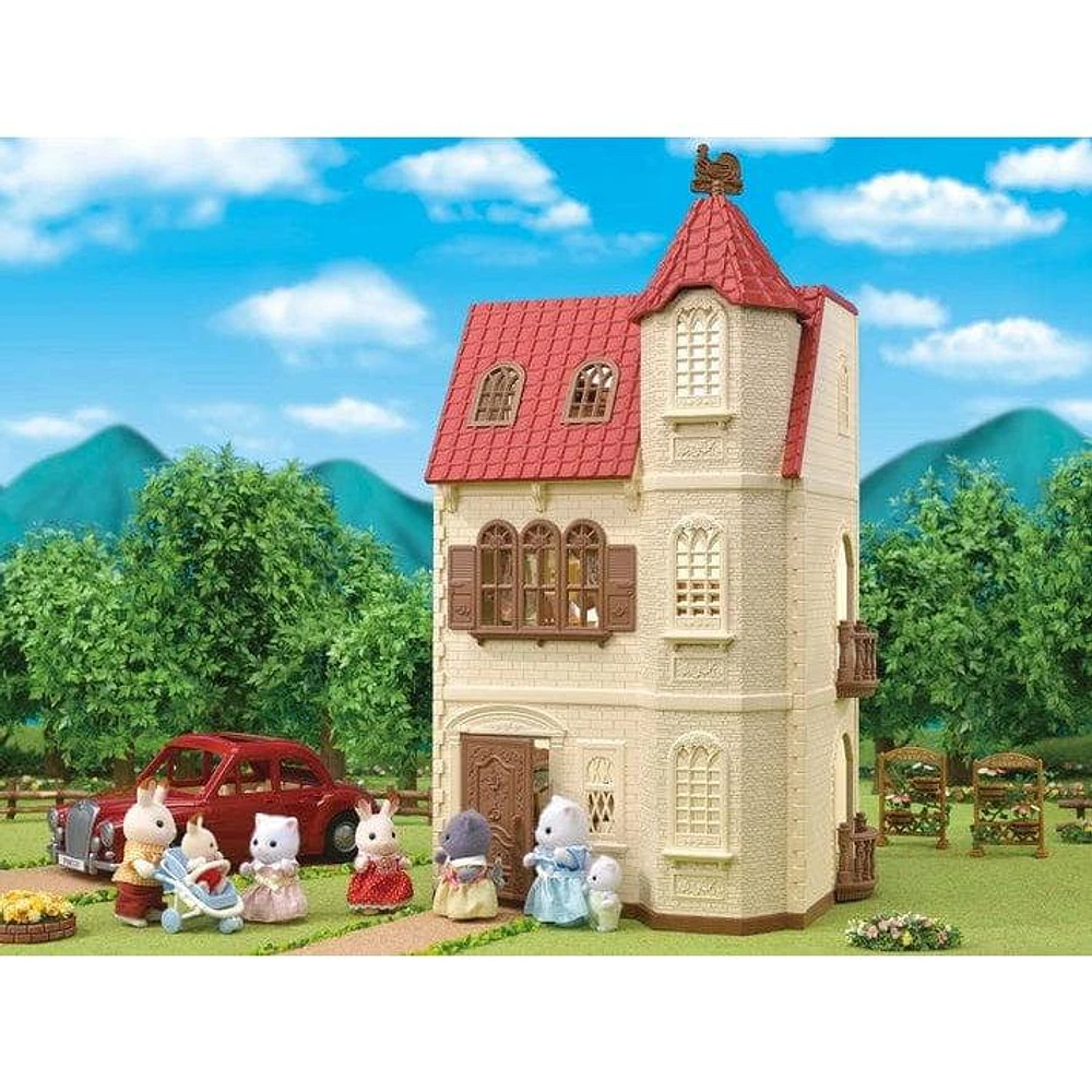 Epoch Everlasting Play Calico Critters Red Roof Tower Home | Mall of ...