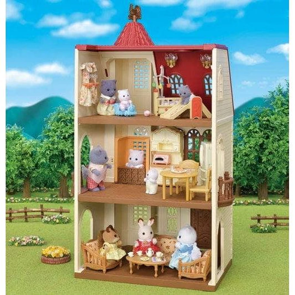 Epoch Everlasting Play Calico Critters Red Roof Tower Home | Mall of ...