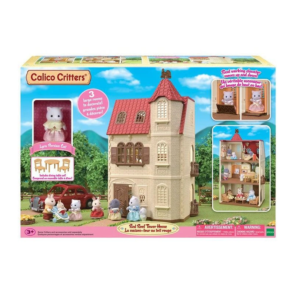 Epoch Everlasting Play Calico Critters Red Roof Tower Home | Mall of ...