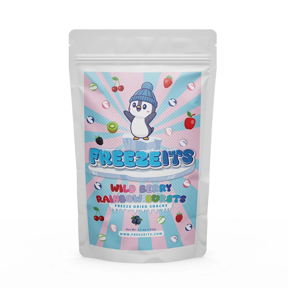 FREEZEITS Freeze Dried Candy - Rainbow Bursts Crunchy Snacks Resealable ...