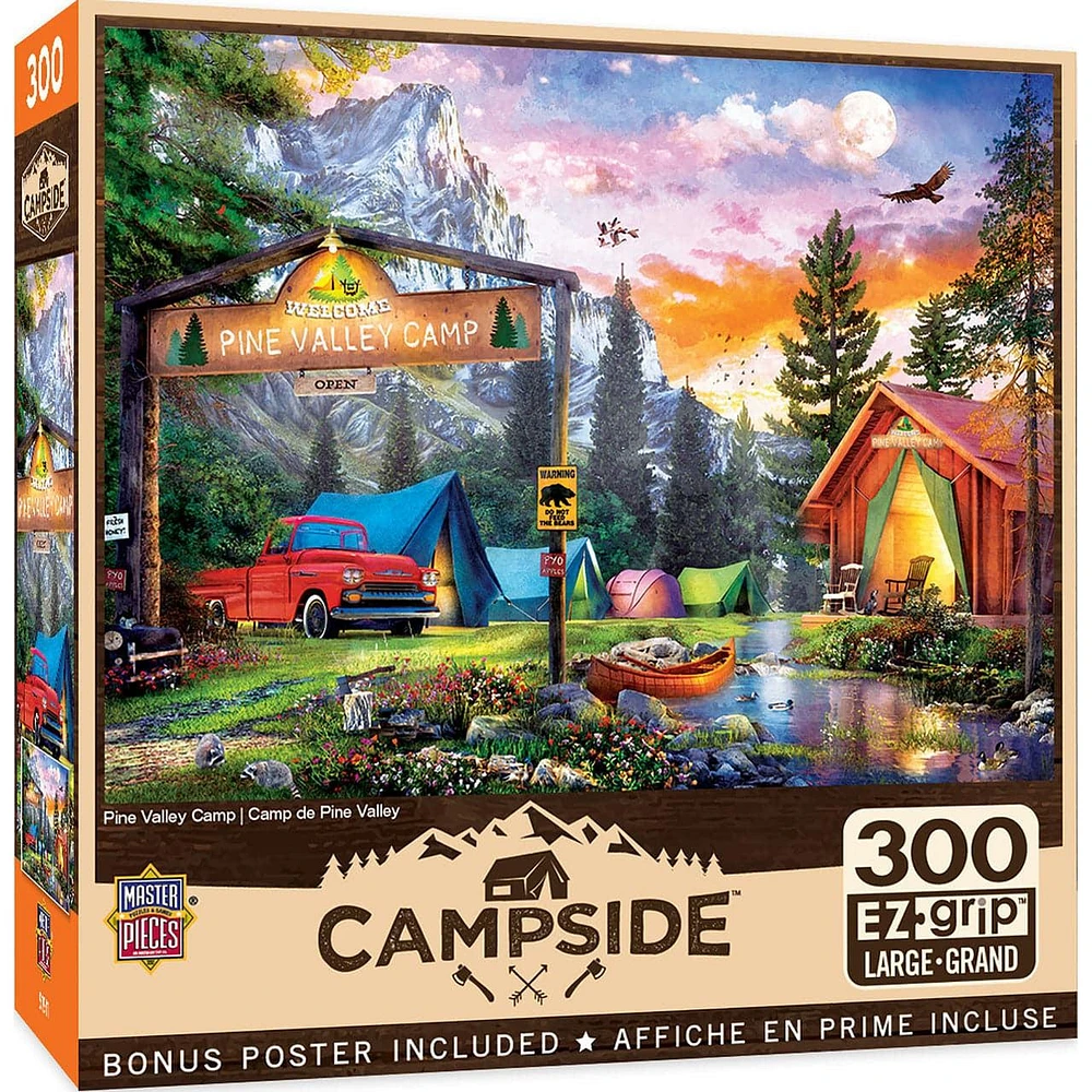 MasterPieces Campside - Pine Valley Camp - 300 Piece EzGrip Puzzle ...