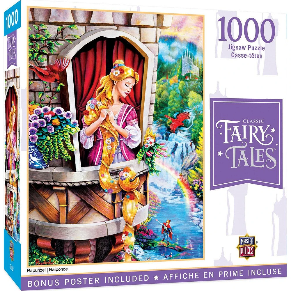 MasterPieces Classic Fairy Tales - Rapunzel - 1000 Piece Puzzle | Mall ...