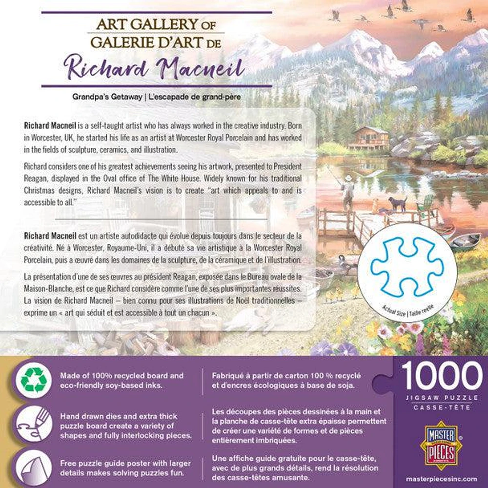 MasterPieces Richard Macneil Art Gallery - Grandpa's Getaway - 1000 ...