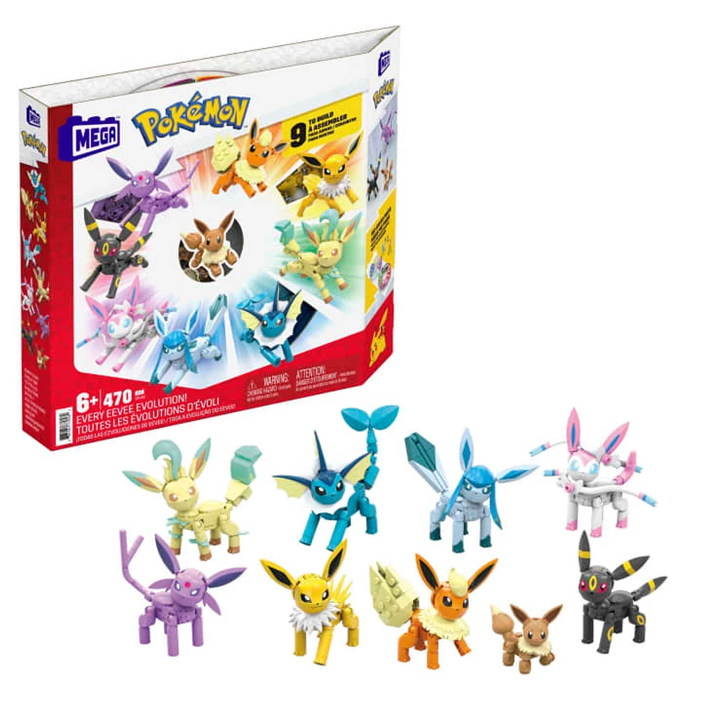 Mattel MEGA Pokémon Action Figure Every Eevee Evolution | Mall of America®