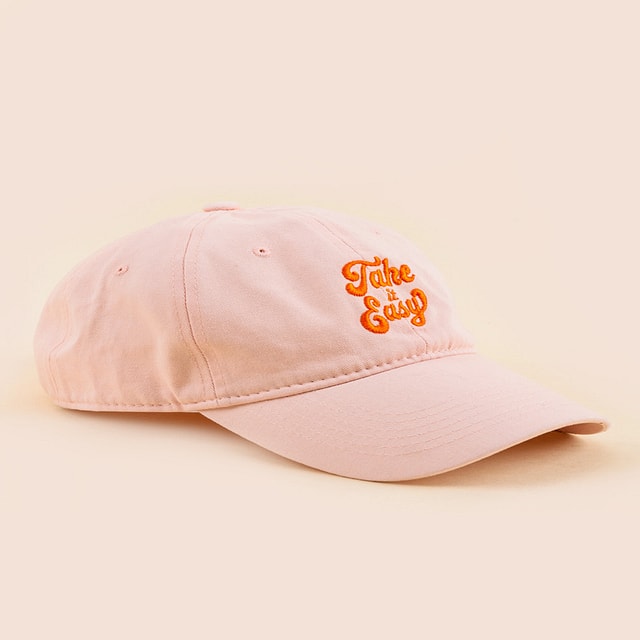 Francesca's Retro Font Take It Easy Baseball Hat | Hamilton Place