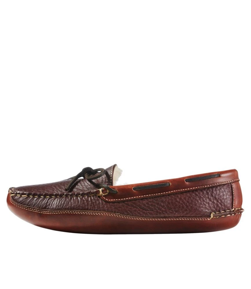 L.L. Bean Men's Bison Double-Sole Slippers, Shearling-Lined | Mall of ...