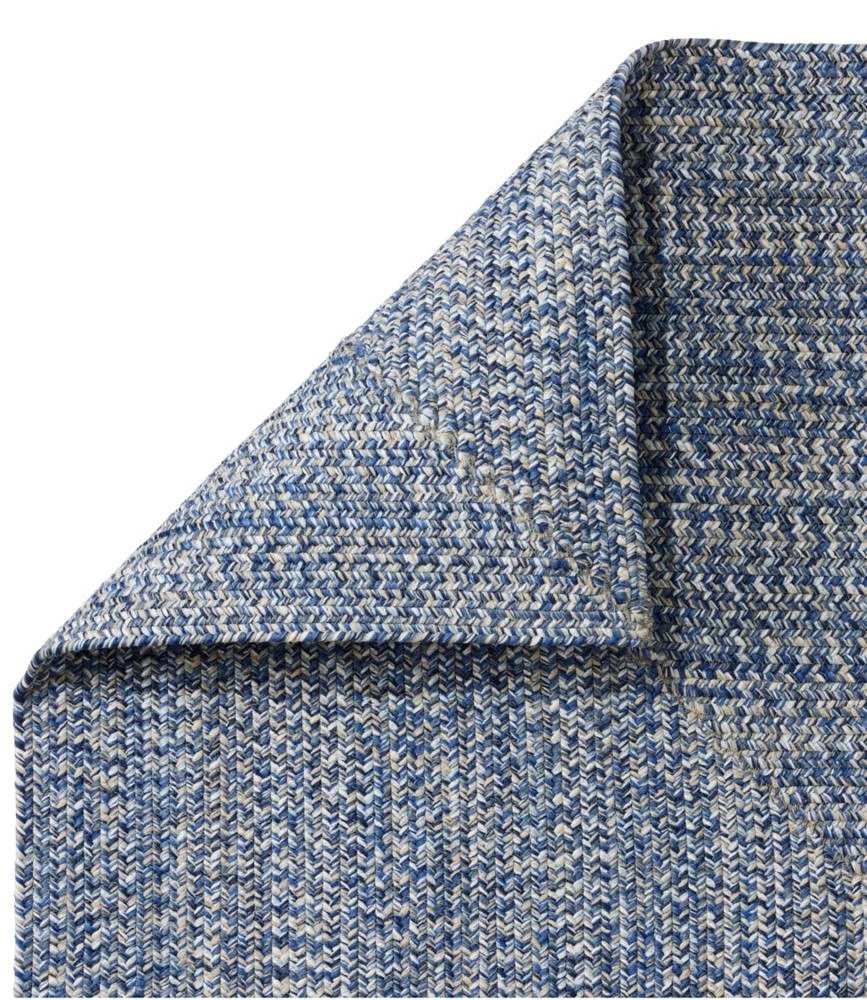 L.L. Bean All-Weather Braided Rug, Concentric Pattern Rectangular ...