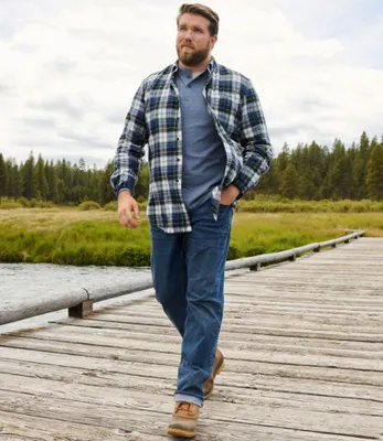 L.L. Bean Men's Scotch Plaid Flannel Shirt, Slightly Fitted | Mall of ...