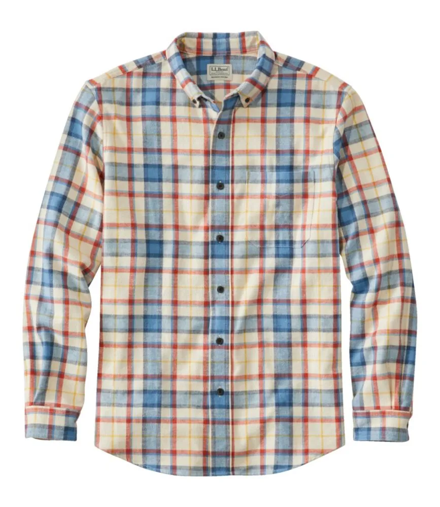 L.L. Bean Men's Scotch Plaid Flannel Shirt, Slightly Fitted | Mall of ...