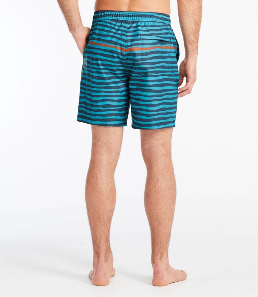 L.L. Bean Men's Vacationland Stretch Swim Trunks, 8", Print | Mall of ...