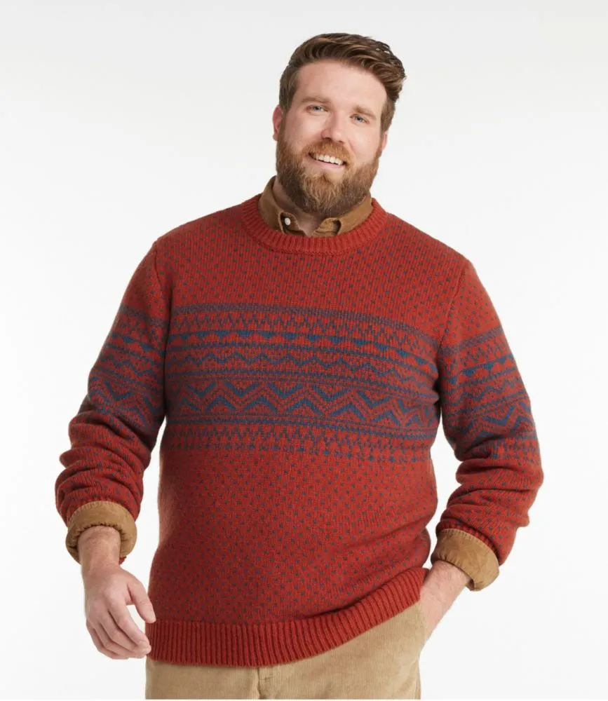 L.L. Bean Men's Bean's Classic Ragg Wool Sweater, Crewneck | Mall of ...