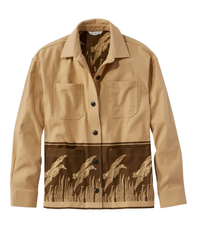 L.L. Bean Women's Signature Chamois Shirt-Jacket, Pattern at Mall of ...