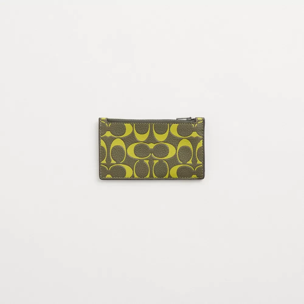 Coach Restored Zip Card Case In Signature Leather | Mall of America®