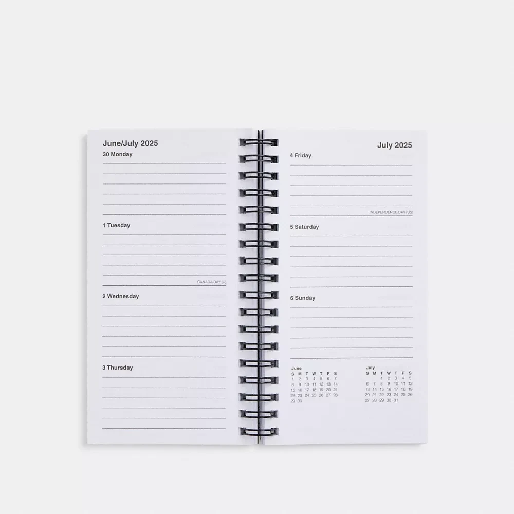 Coach 2024 2025 4 X7 Spiral Diary Book | Mall of America®