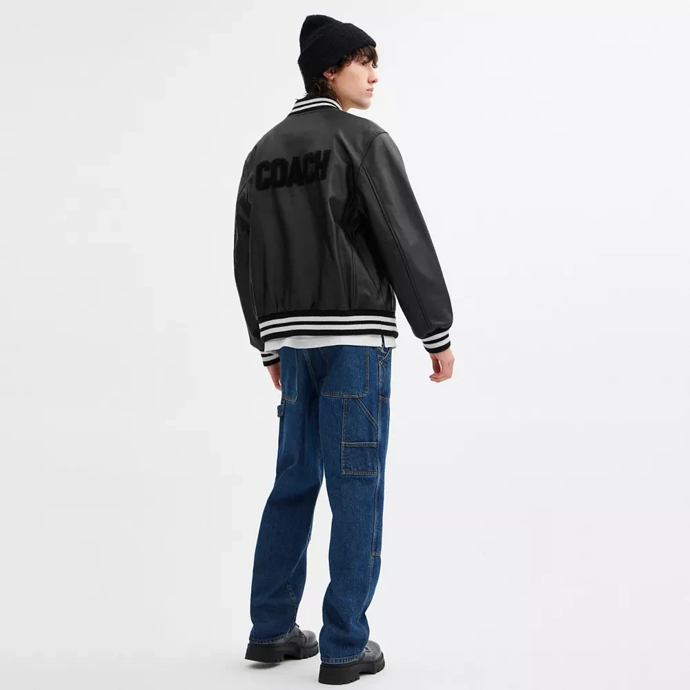 Coach Leather Varsity Jacket | Scarborough Town Centre Coach Leather Varsity Jacket | Scarborough Town Centre