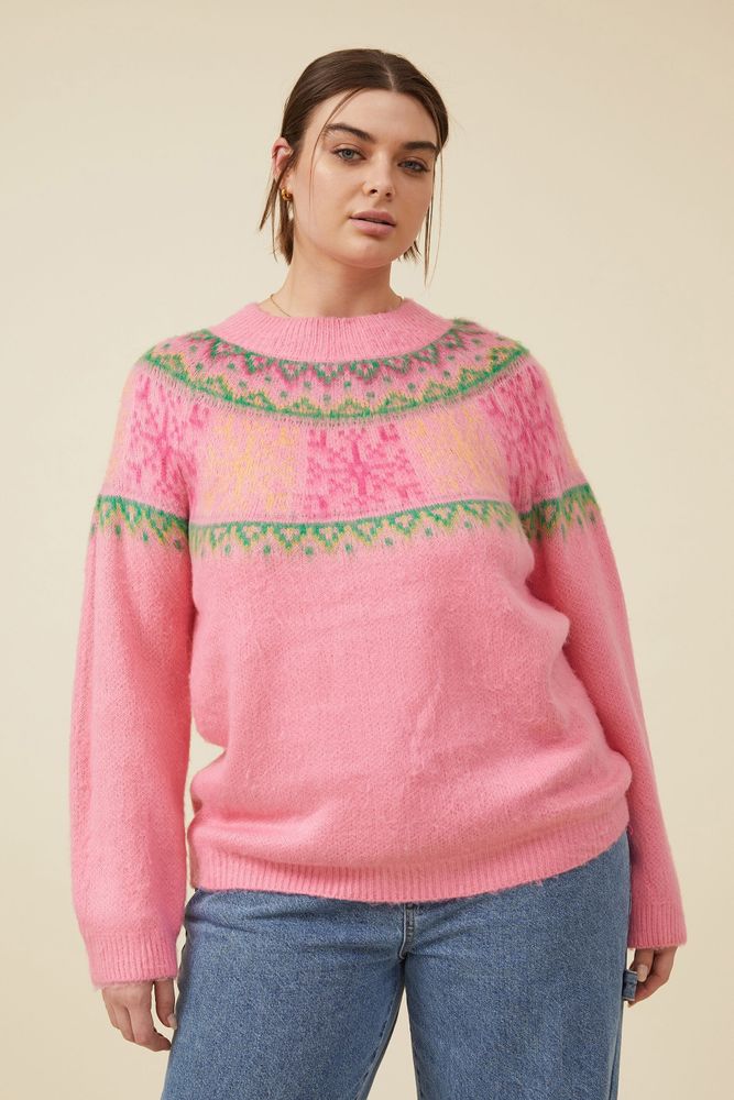 Cotton On Women Curve Fluffy Heritage Sweater | Mall of America®