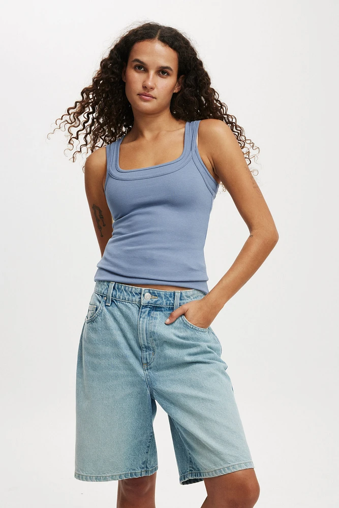 Cotton On Women Super Baggy Denim Jort | CoolSprings Galleria