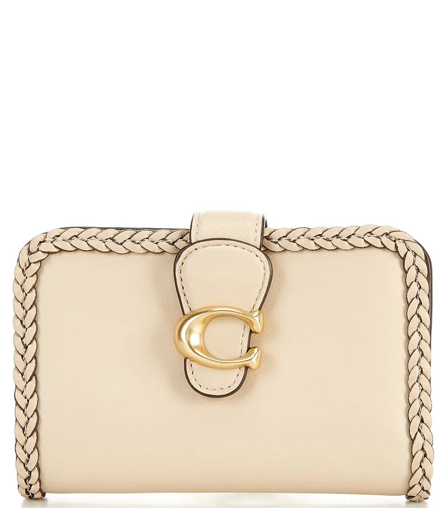 COACH Braided Tabby Medium Leather Wallet | Green Tree Mall