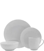 Fitz and Floyd Everyday White Coupe 16-Piece Dinnerware Set | Green ...