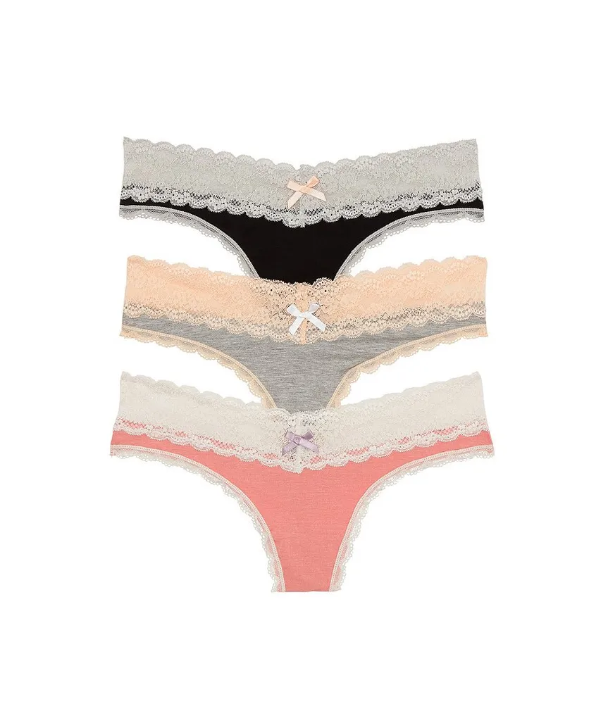 Honeydew Intimates Ahna Thong Panty, 3 Pack | Green Tree Mall