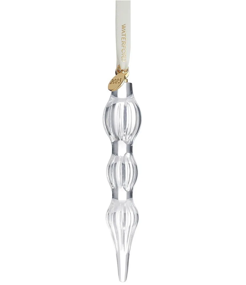 Waterford Crystal Annual 2023 Icicle Ornament | Green Tree Mall