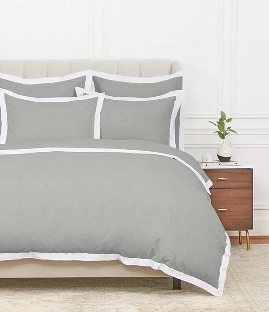 ELISABETH YORK Digby Collection Cotton Chambray Duvet Cover | Hamilton ...