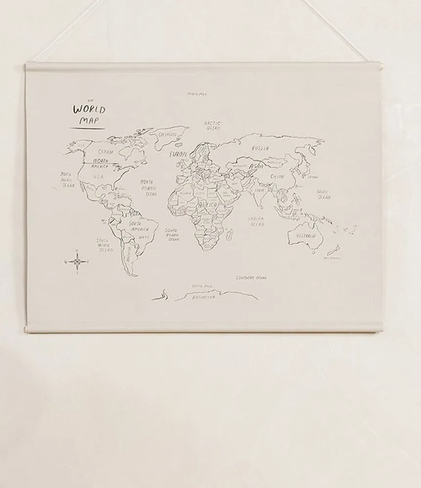 Gathre World Map Poster | Hamilton Place