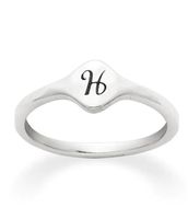 James Avery Petite Signet Initial Ring | Hamilton Place