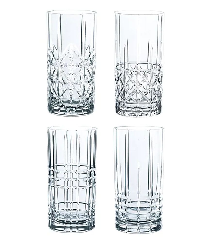 Nachtmann Highland Long drink Glasses, Set of 4 | Alexandria Mall