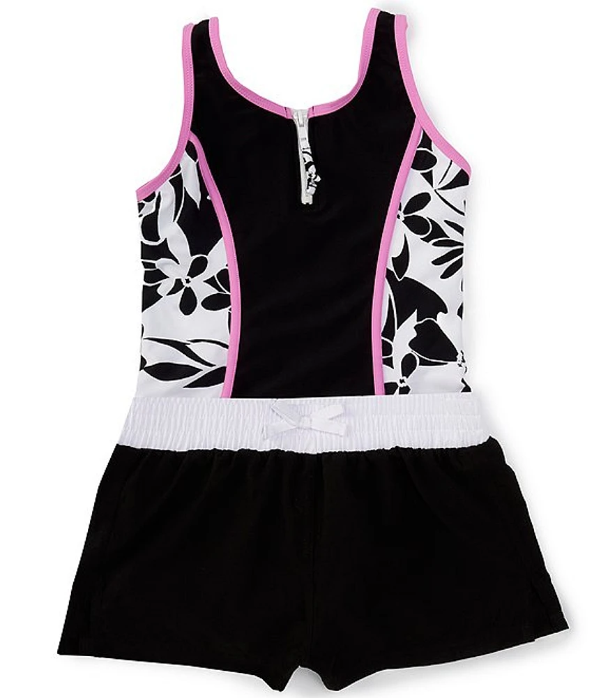 Raisins Big Girls 7-16 Printed Point Dume Tank Swim Set | Hamilton Place