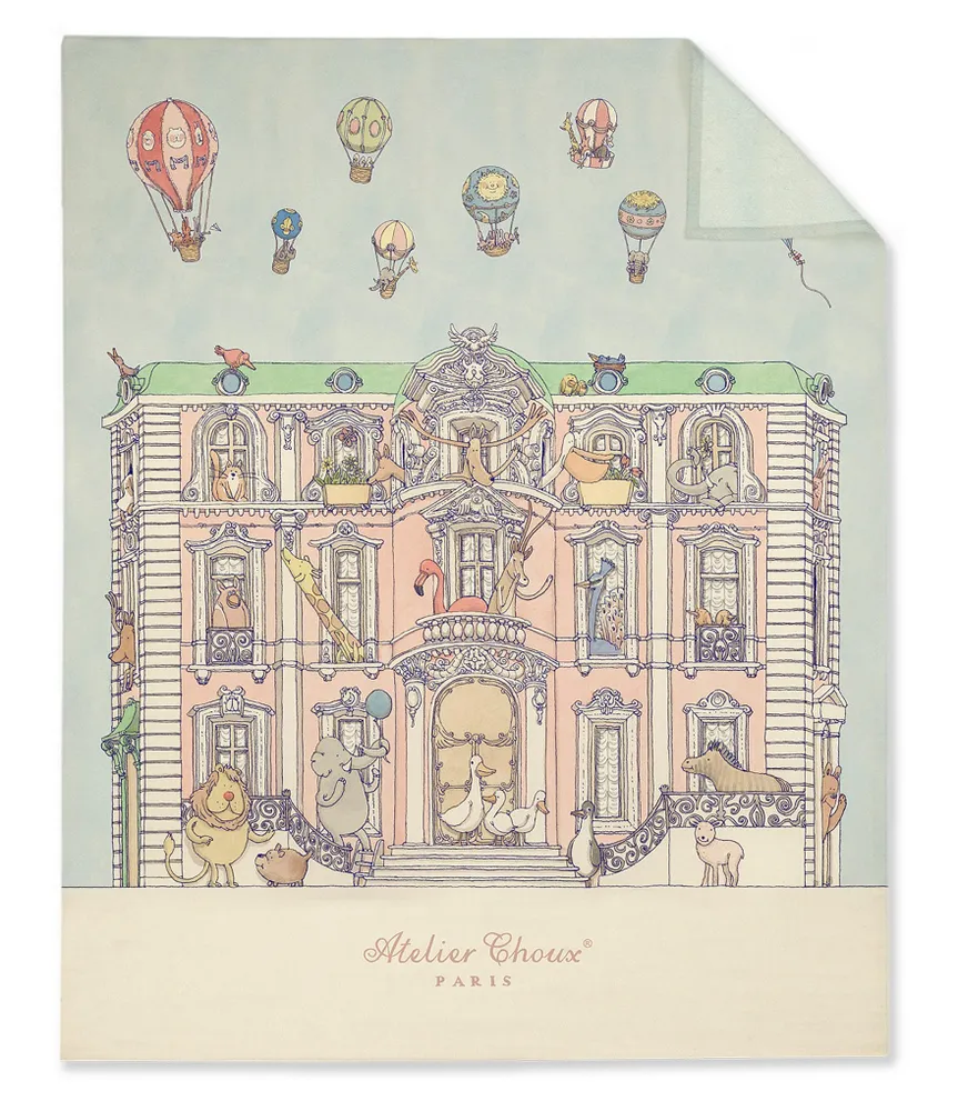 Atelier Choux Paris Monceau Mansion Cashmere Baby Blanket | Hamilton Place