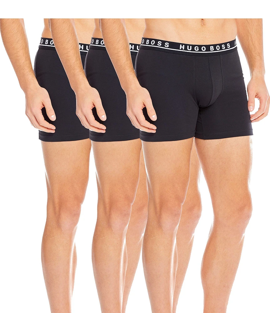 Hugo Boss Cotton Stretch Boxer Briefs 3-Pack | Hamilton Place