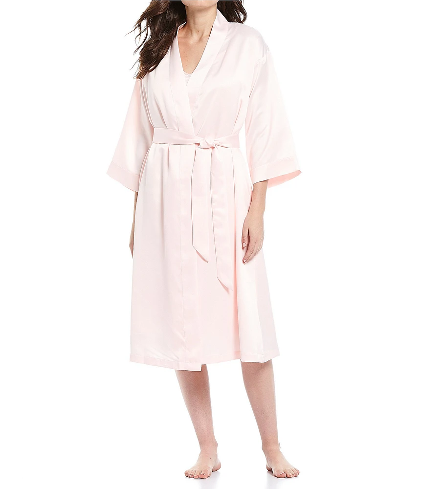 Cabernet Satin Short Wrap Robe at Hamilton Place in Chattanooga, TN