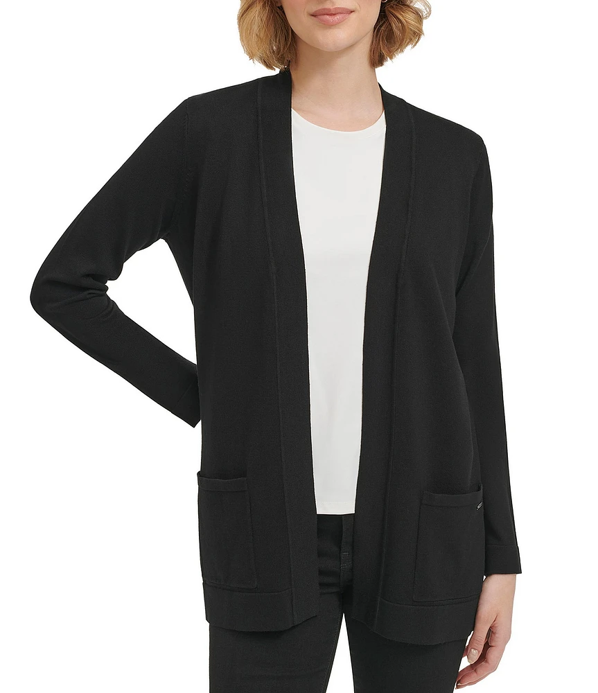 Calvin klein open front cardigan store