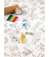 Coco Village Coloring Washable Tablecloth & 12 Markers Set | Hamilton Place