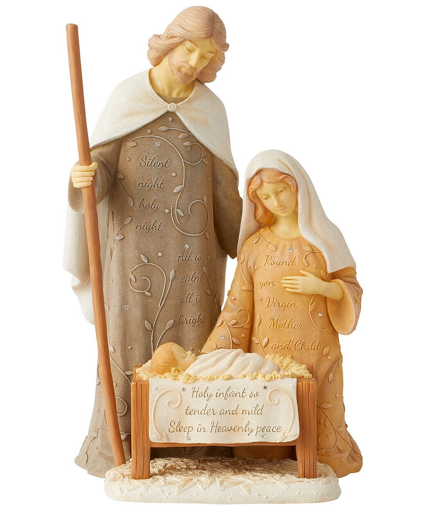 Department 56 Enesco Foundations Collection Silent Night Nativity ...