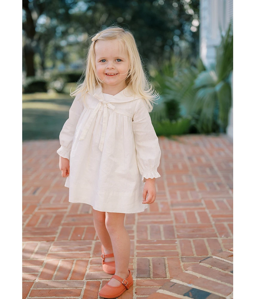 Edgehill Collection x Kristin Ellen Hockman Little Girls 2T-6X Astrid Linen Sailor Dress at ...