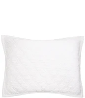 ELISABETH YORK Emory Collection Channel Stitch Diamond Pattern Sham ...