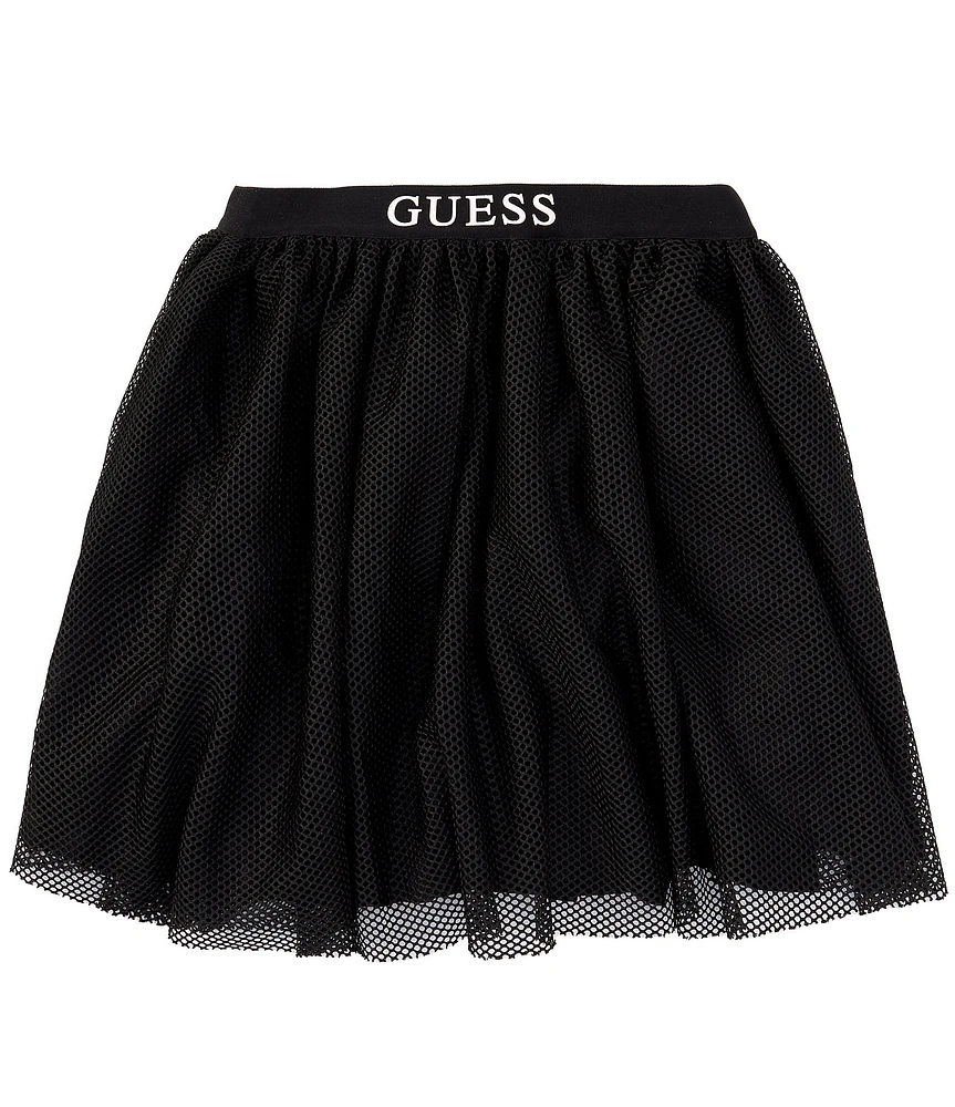 Guess Big Girls 7-16 Net Mesh Mini Skirt | Hamilton Place