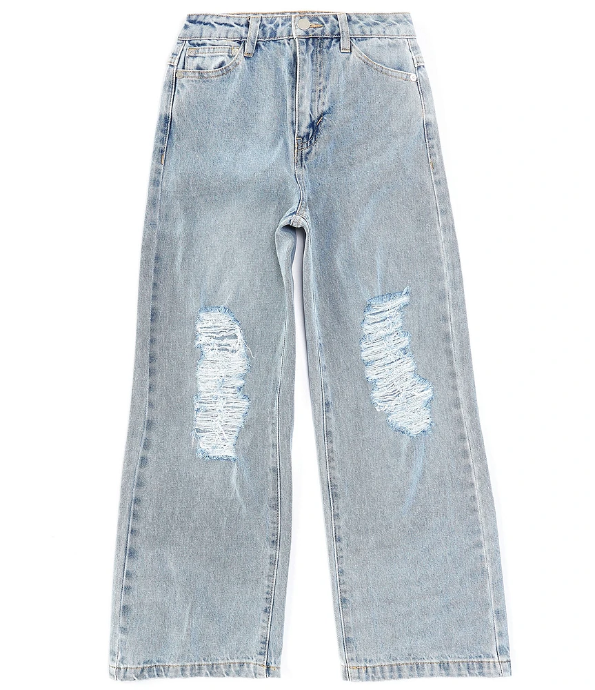 Habitual Jeans Logo High Waist Wide Leg Jeans | 7 16