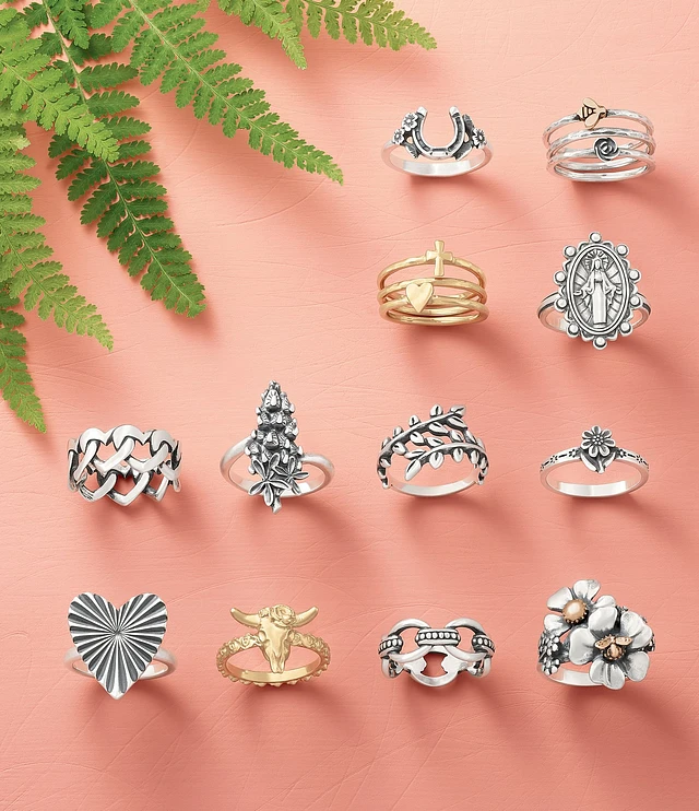 James avery desert rose ring store