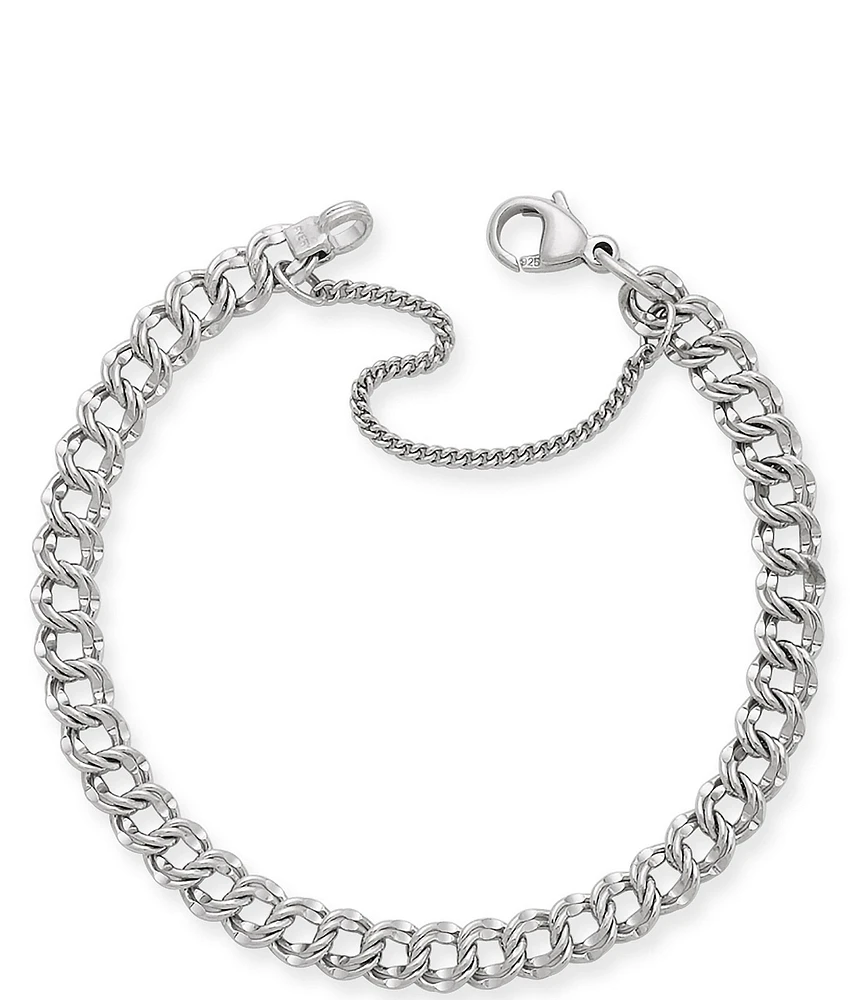 James Avery Light Double Curb Charm Bracelet | Hamilton Place