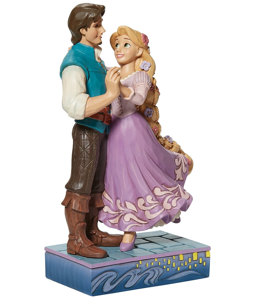 Jim Shore Disney Traditions Rapunzel And Flynn Love Figurine ...