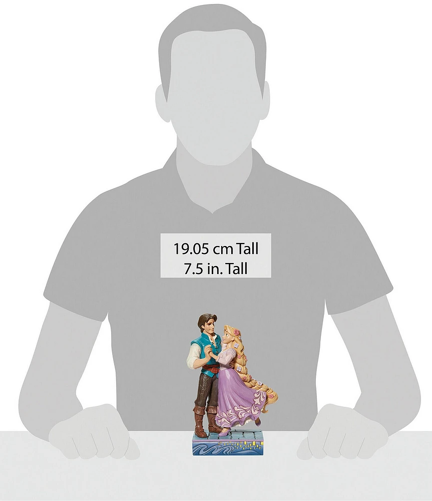 Jim Shore Disney Traditions Rapunzel And Flynn Love Figurine ...