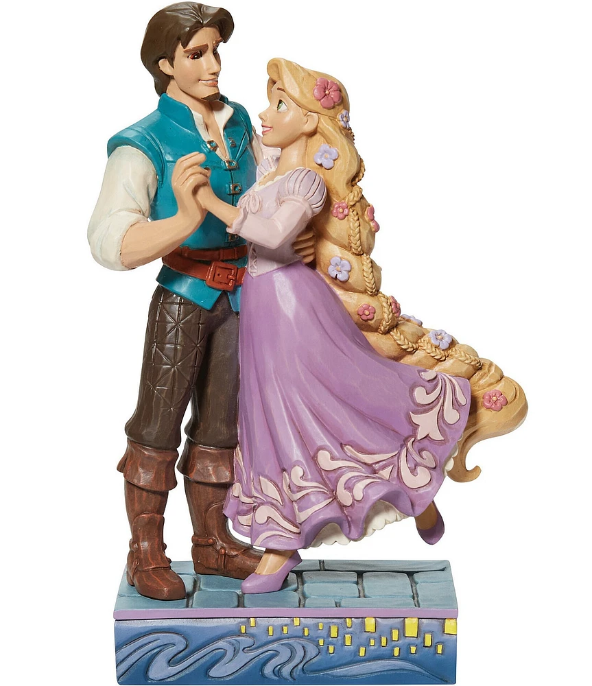 Jim Shore Disney Traditions Rapunzel And Flynn Love Figurine ...