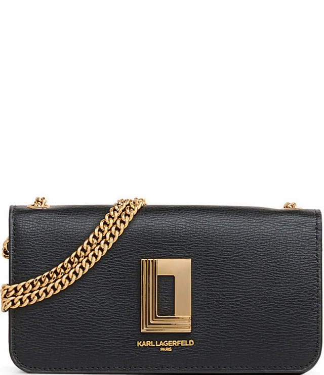 KARL LAGERFELD PARIS Kosette Gold Hardware Crossbody Bag KARL LAGERFELD PARIS Kosette Gold Hardware Crossbody Bag