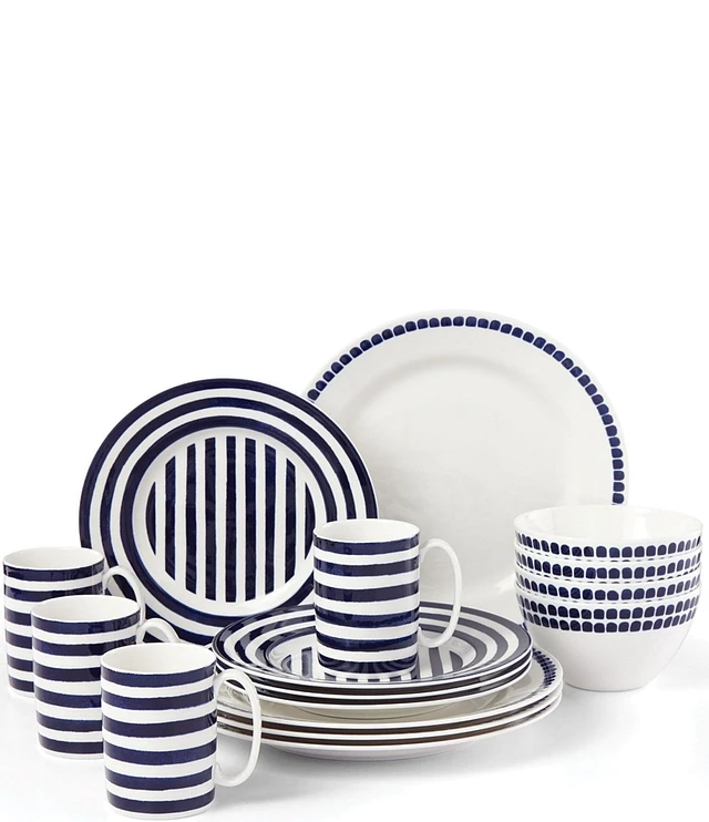 Kate spade new york Charlotte Street North Porcelain 16-Piece Set at ...