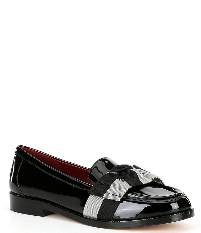 Kate spade new york Leandra Bow Leather Loafers at Hamilton Place in ...